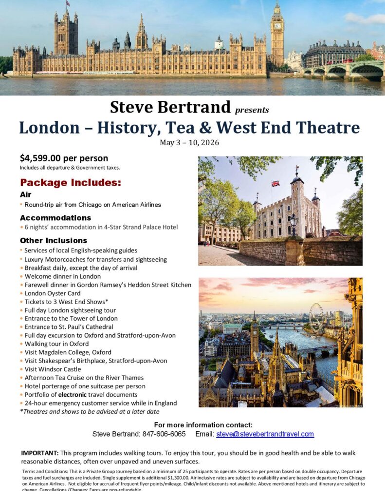London – History, Tea & West End Theatre « SteveBertrandTravel